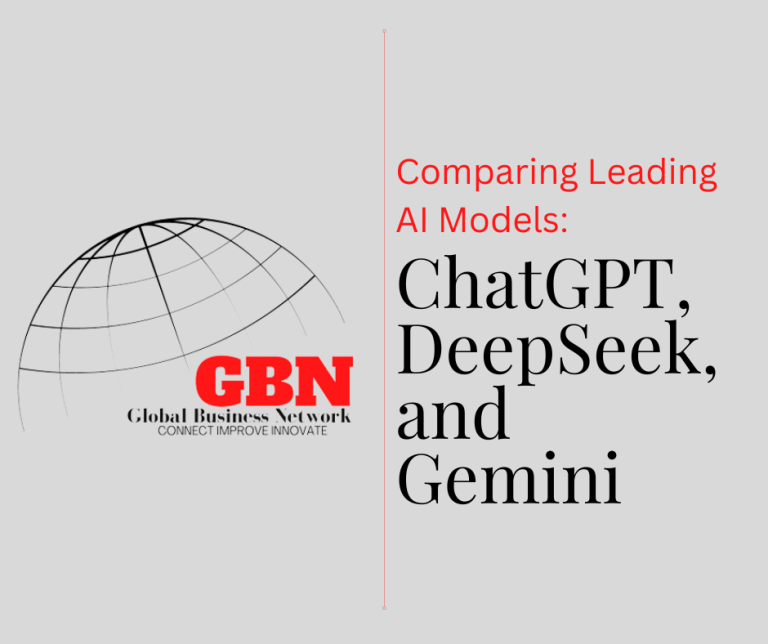 Comparing Leading AI Models: ChatGPT, DeepSeek, and Gemini - Global ...